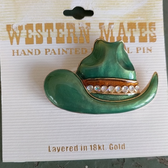 Jewelry | Western Cow Girl Brooch | Poshmark